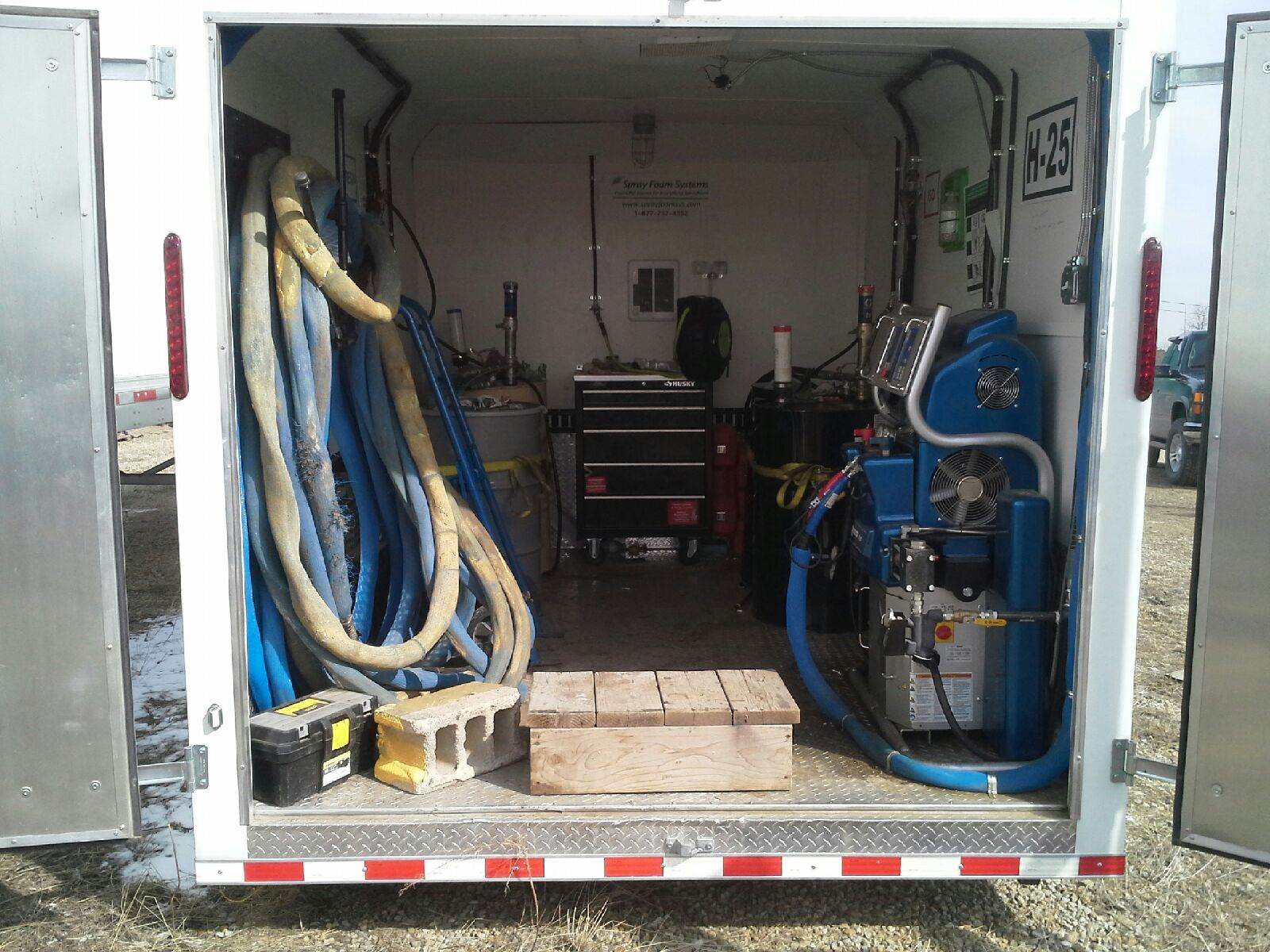 Used 2014 ProPAK 8'x20' Spray Foam Rig with Graco H-25 - Spray Foam Systems