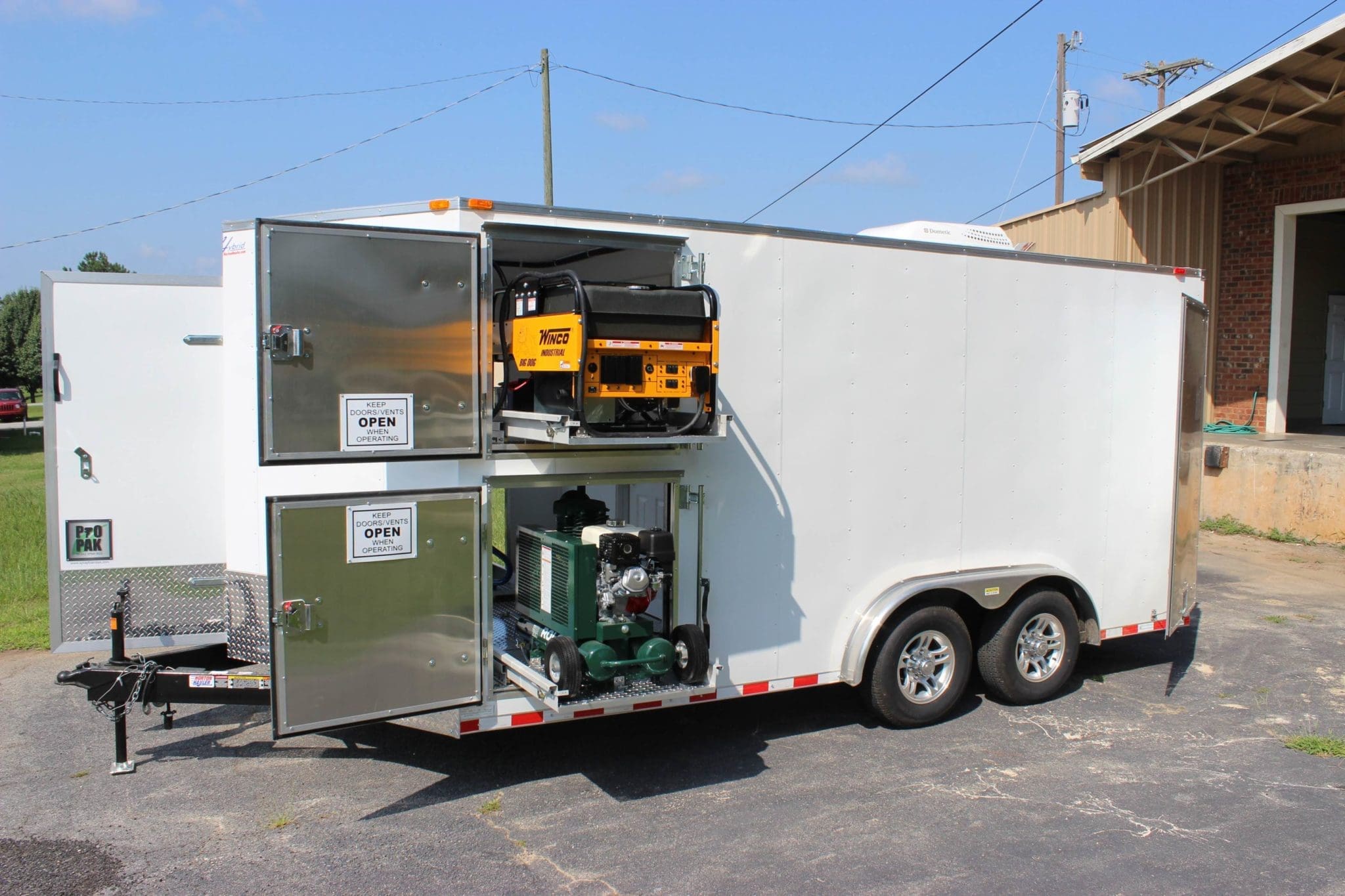 ProPAK XP50, Epoxy Rig, XP50, Gas Powered, 16' 10,400 lb Trailer with ...