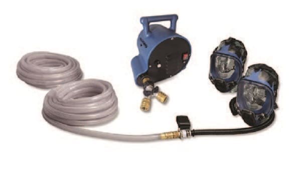 Allegro 2-Worker Full Mask Cool Air System w/ two 50' Hoses - Spray ...