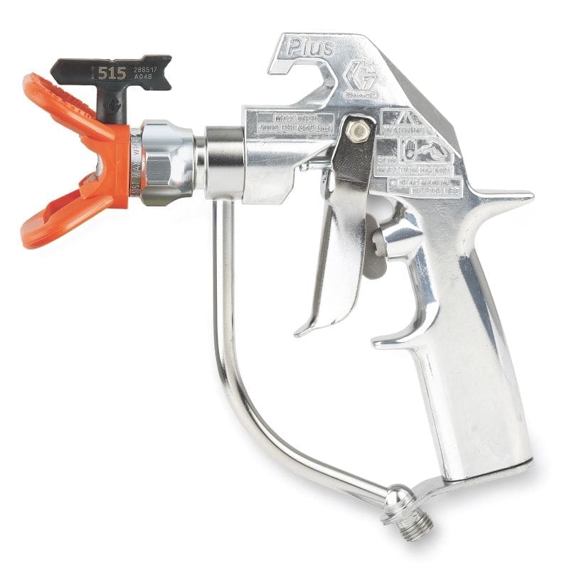 Graco 243283 Silver Plus gun, 2 Finger Trigger w/ RAC 5 517 Tip & Guard ...