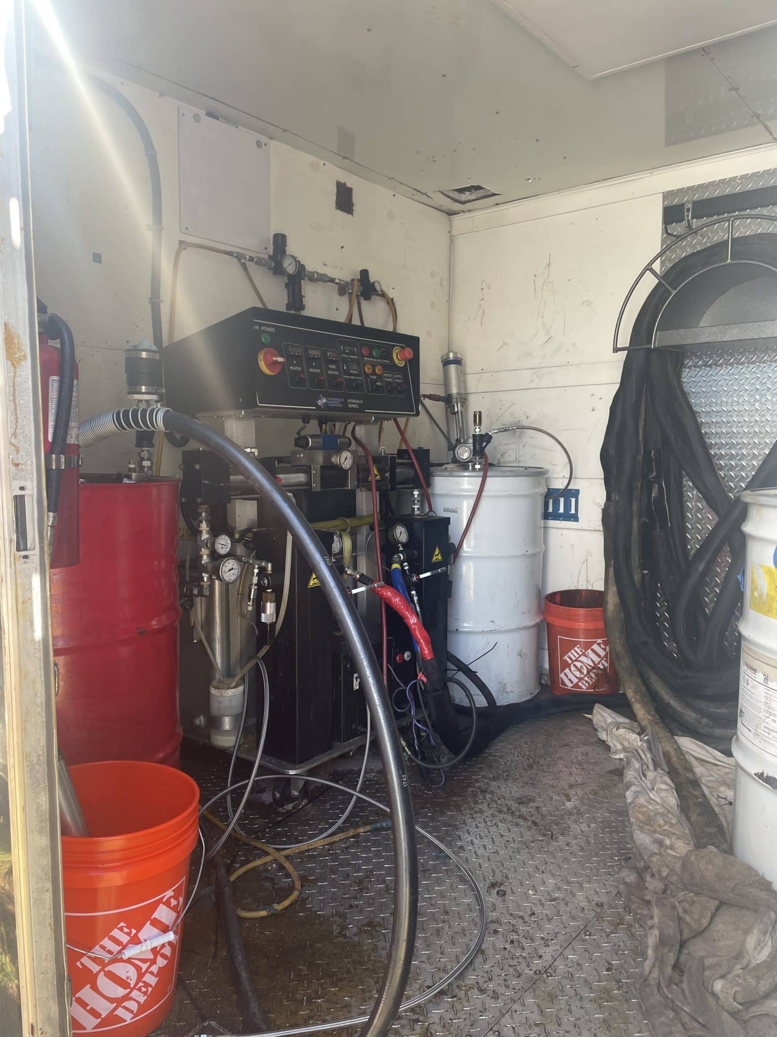 Used PMC PHX-25, 160' Hose, 20' Trailer Diesel Generator, Diesel ...