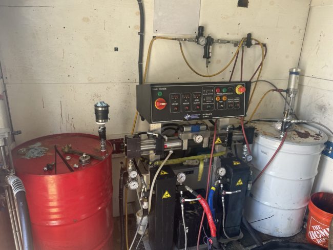 Used PMC PHX-25, 160' Hose, 20' Trailer Diesel Generator, Diesel ...