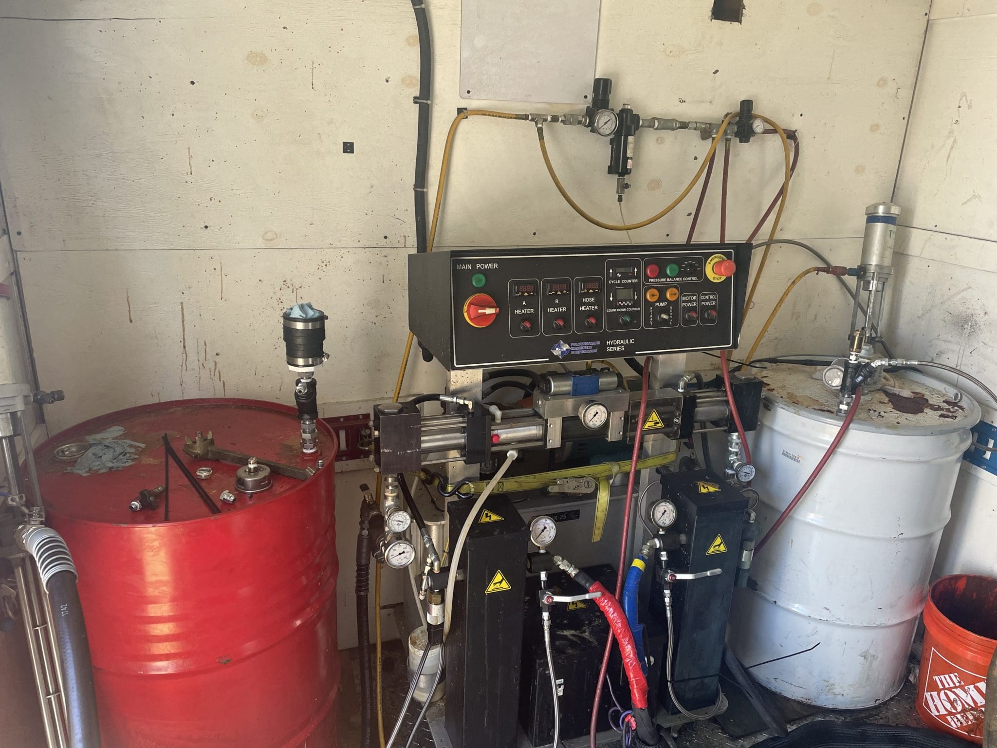 Used PMC PHX-25, 160' Hose, 20' Trailer Diesel Generator, Diesel ...