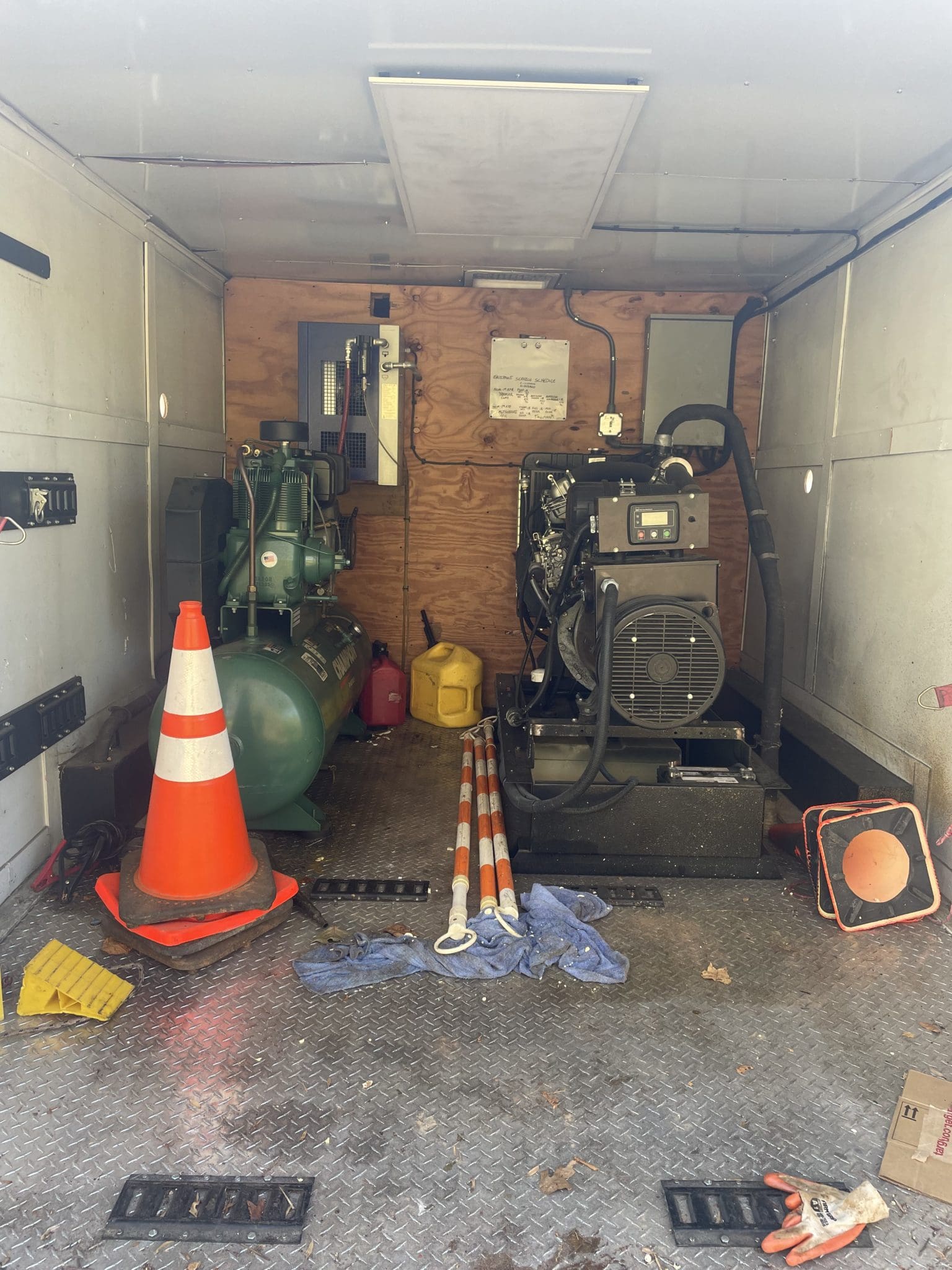 Used PMC PHX-25, 160' Hose, 20' Trailer Diesel Generator, Diesel ...