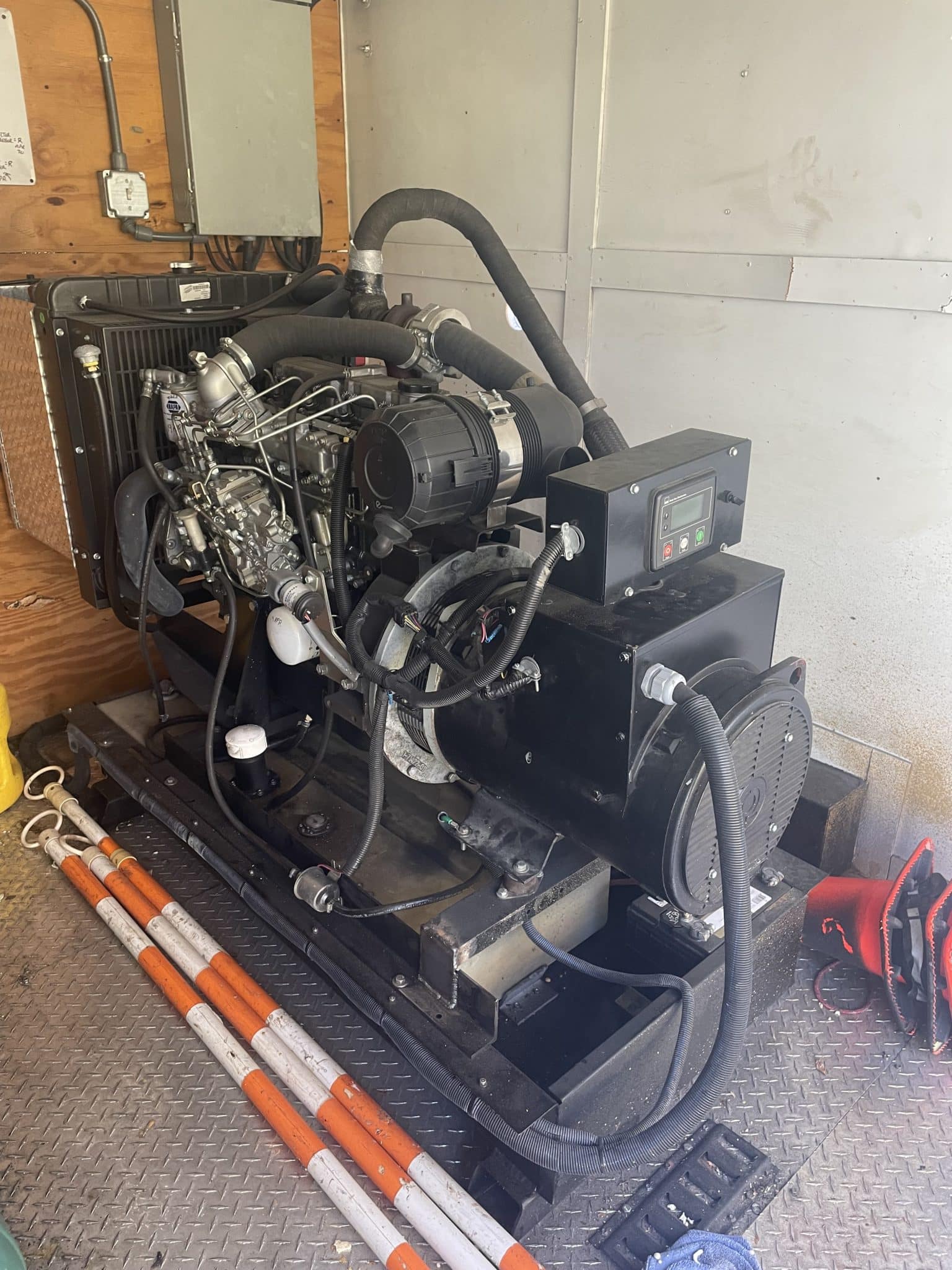Used PMC PHX-25, 160' Hose, 20' Trailer Diesel Generator, Diesel ...