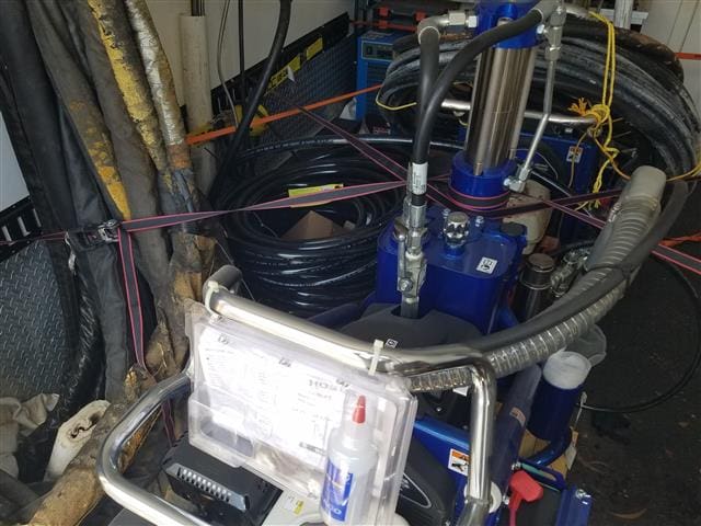 USED 2018 ProPAK 400 28' Gooseneck Spray Foam Rig and Coatings Sprayer ...