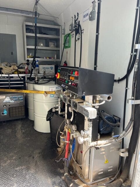 Used 2022 PMC PH2 Spray Foam Rig, 16' Trailer, (2) T3 Transfer Pumps ...