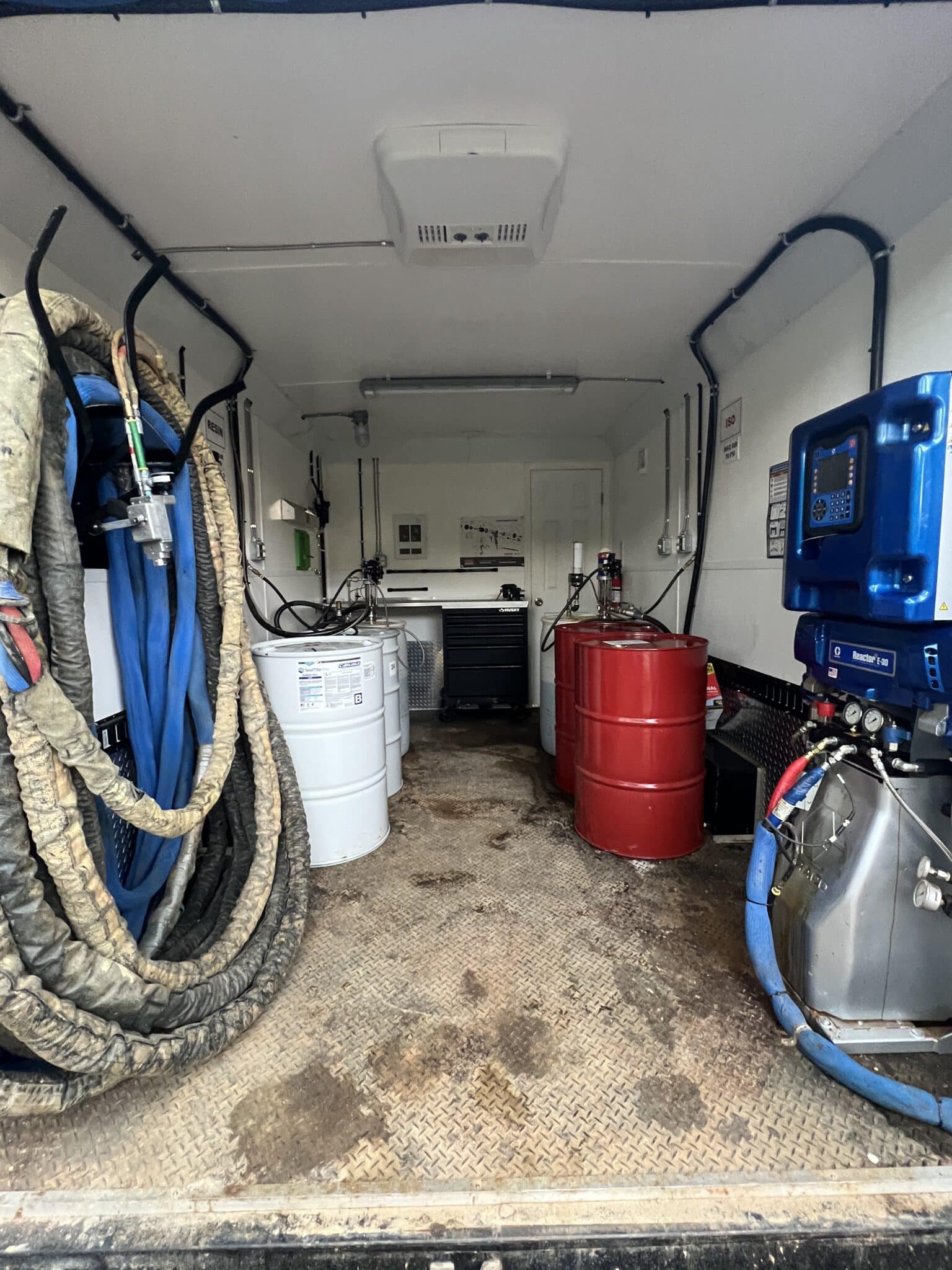 Used 2021 20' E-30 Spray Foam Rig - E-30, 150' Heated Hose, Fusion PC ...