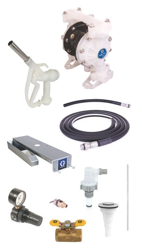 Graco 24F947 SYSTEM DEF AODD DRUM W/O MTR - Spray Foam Systems