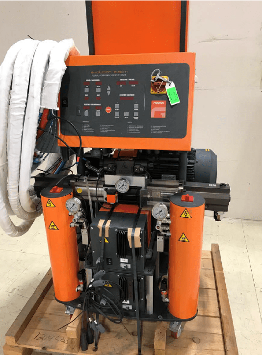 Used - New Gamma G-50-H Proprotioner w/ 50' Heated hose and Transfer ...
